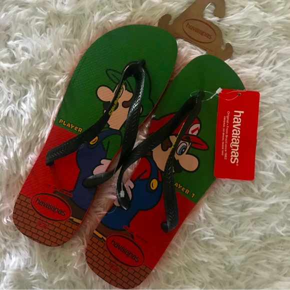 Havaianas | Shoes | New Super Mario Bros Havaianas Flipflops | Poshmark